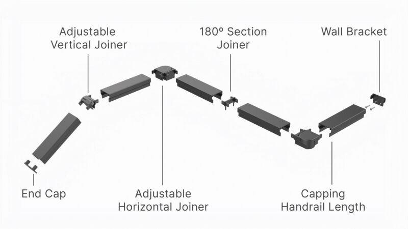 Versatile Handrail - F.H.Brundle